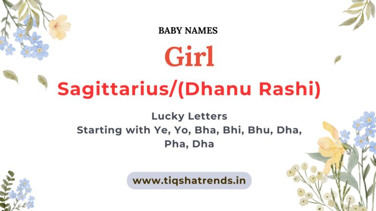 211+ Beautiful Sagittarius (Dhanu Rashi) Baby Girl Names with Meanings ...
